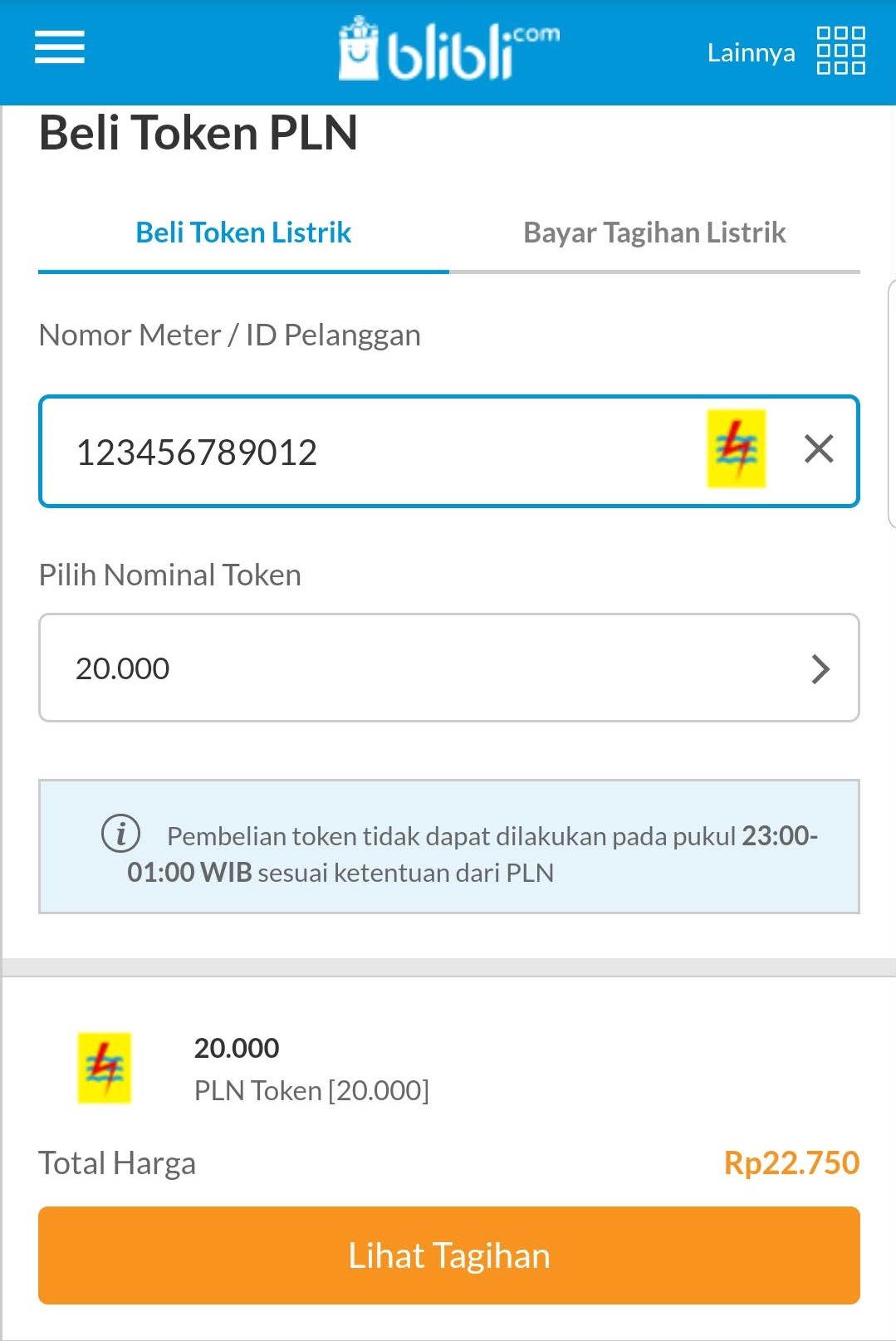 Token Listrik PLN – Pusat Bantuan