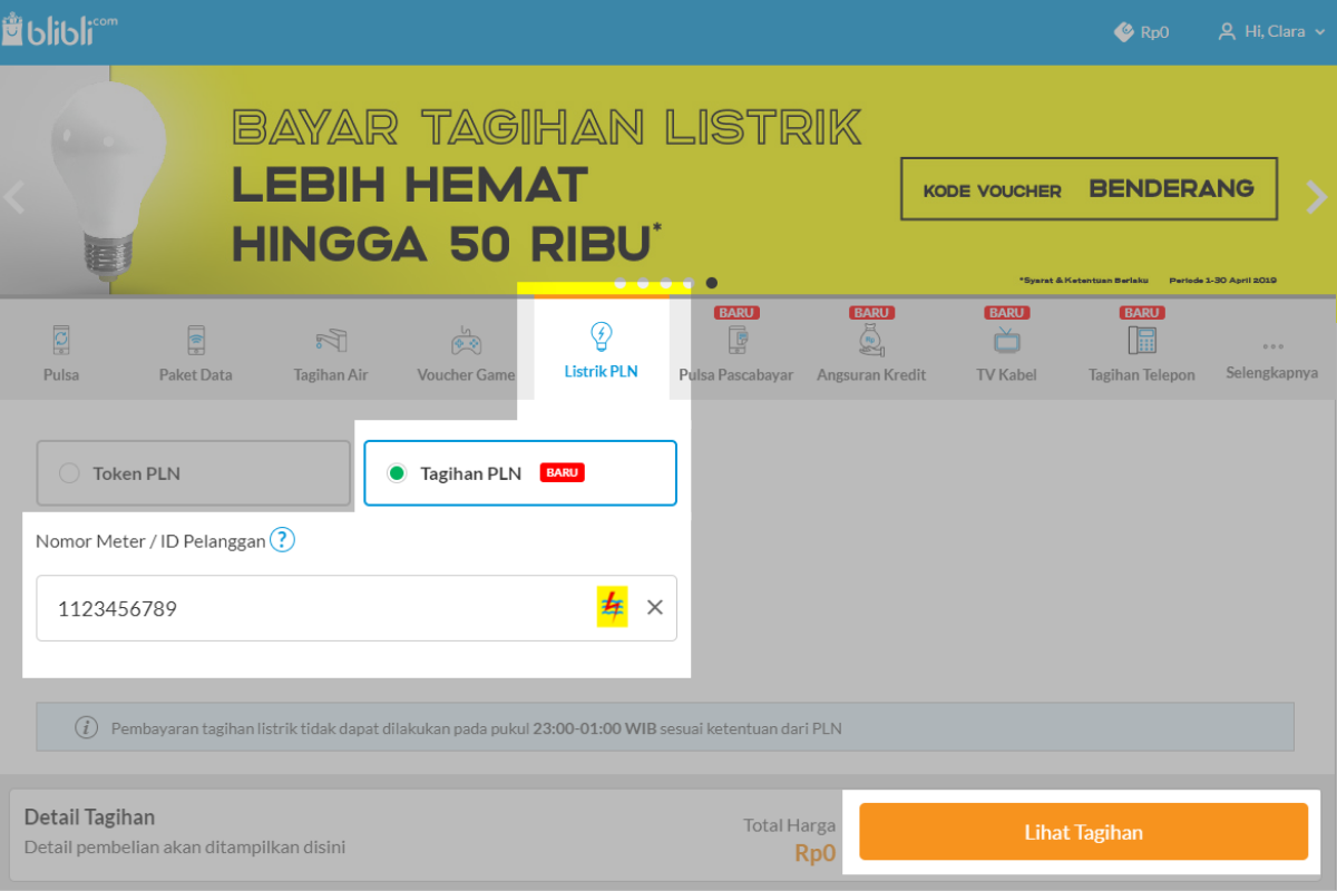Tagihan Listrik PLN – Pusat Bantuan