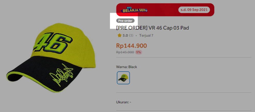 Produk pre-order – Pusat Bantuan